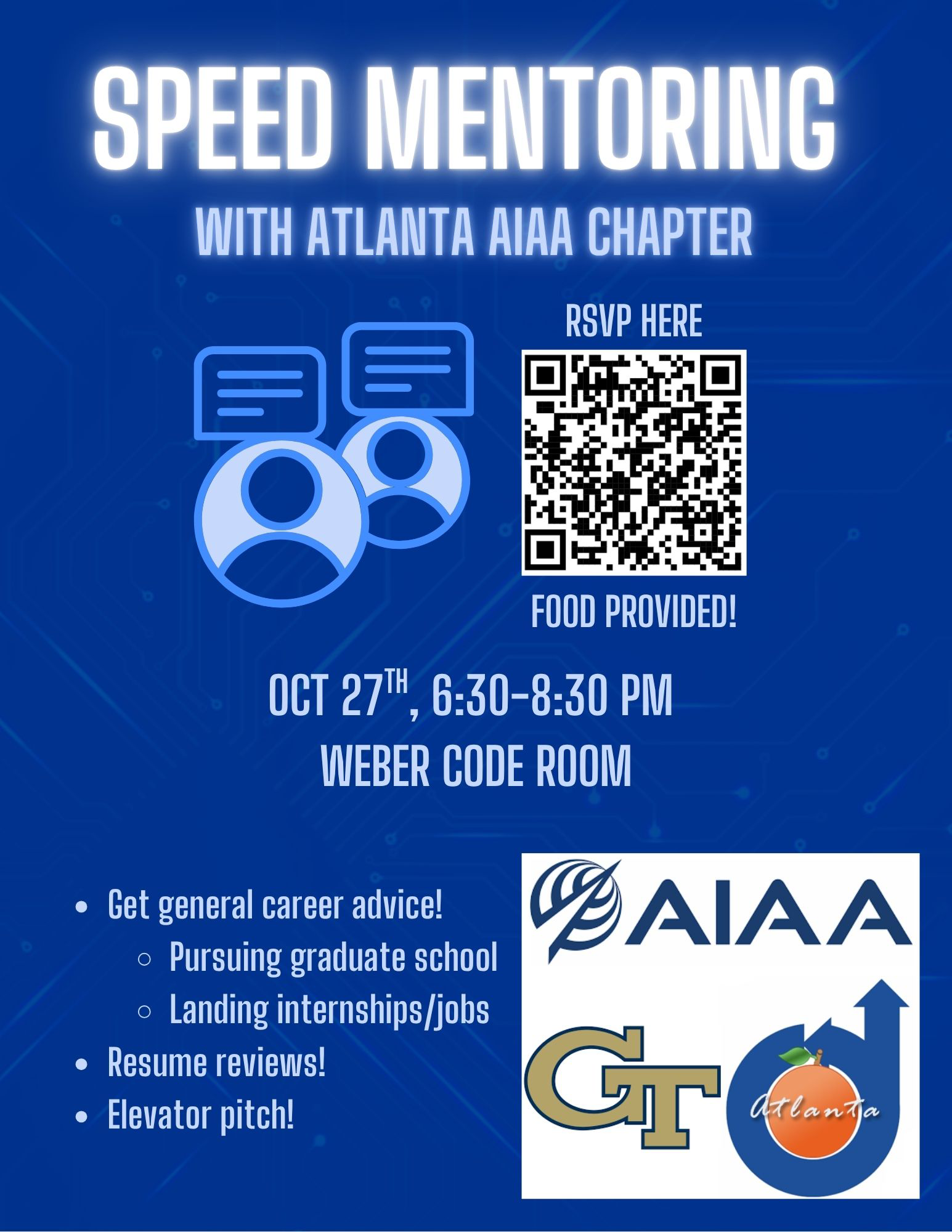Speed Mentoring with Atlanta AIAA | Daniel Guggenheim School of Aerospace Engineering